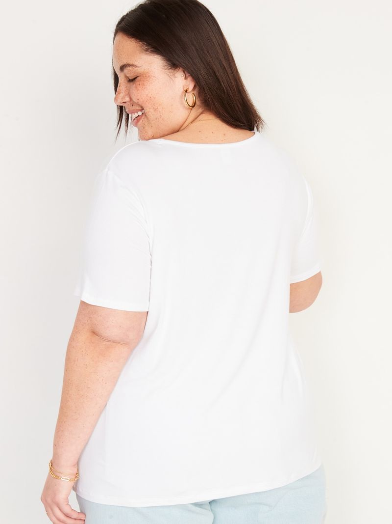 Playera Old Navy De Manga Corta Luxe V Neck Old Navy Old Navy Mx