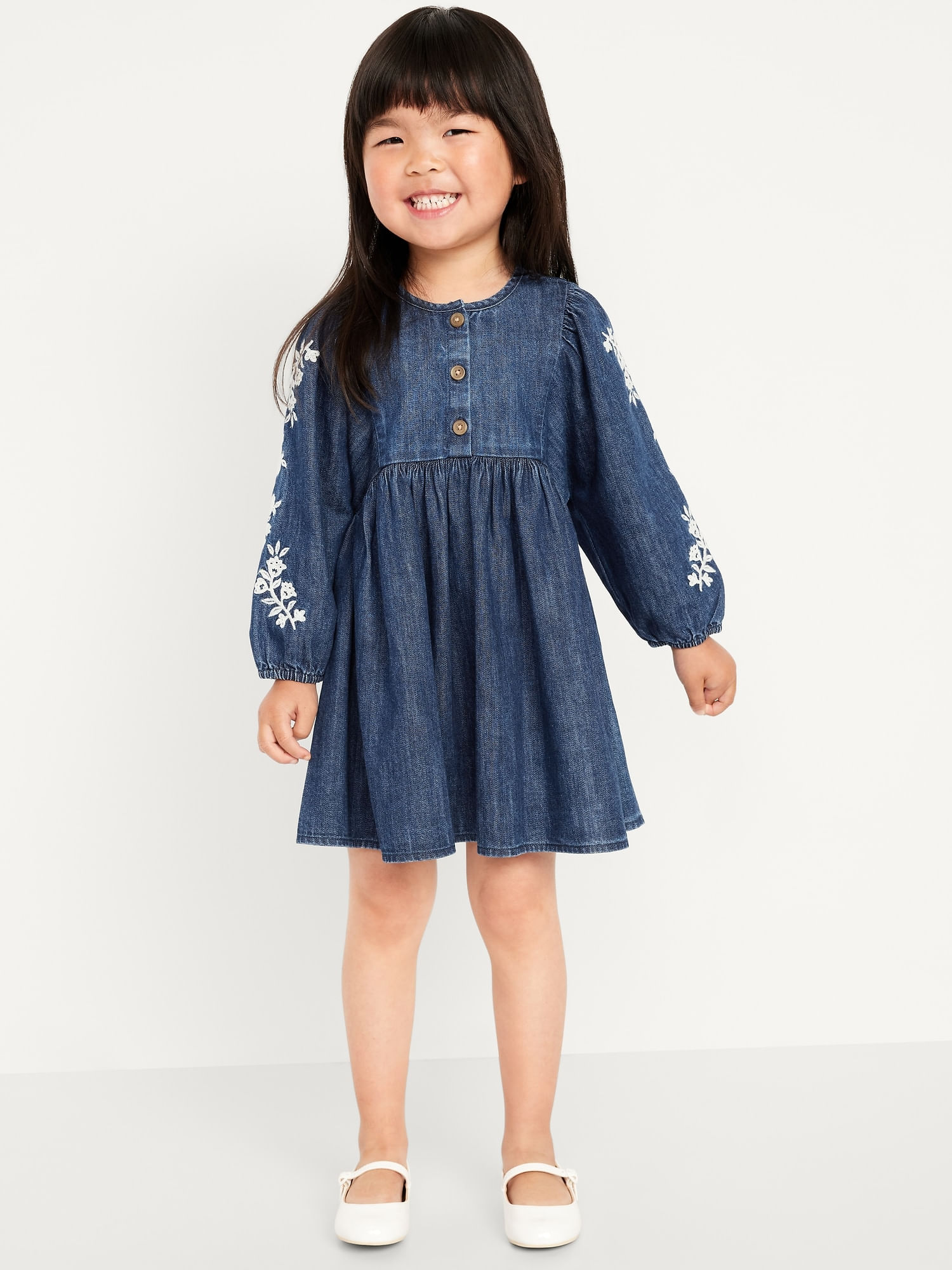 Old Navy | Vestido tipo vaquero para toddler niña Old Navy - Old Navy MX